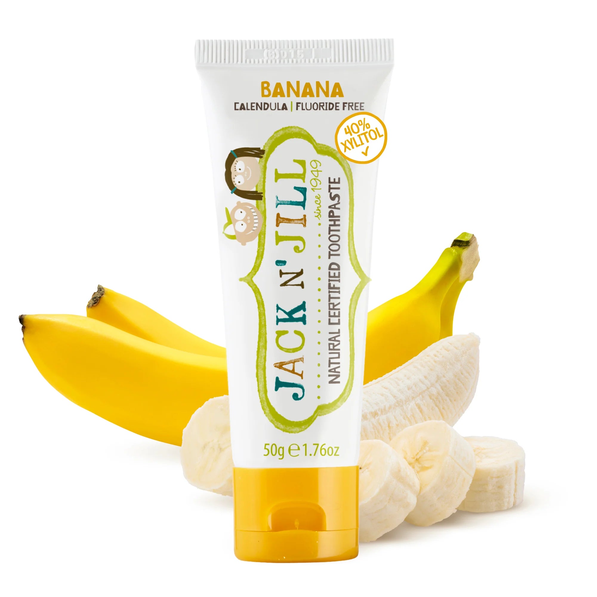 Natural Certified Toothpaste Banana 50g – Little Sunshine Kids