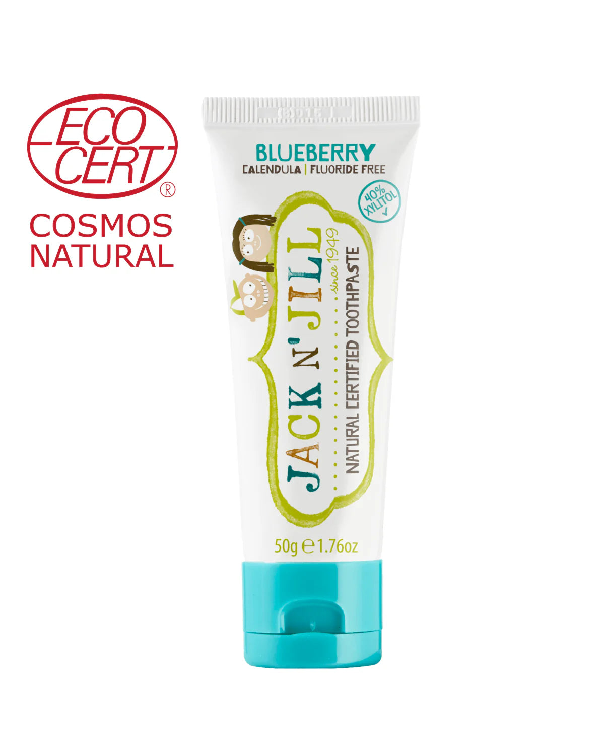 Natural Certified Toothpaste Blueberry 50g – Little Sunshine Kids